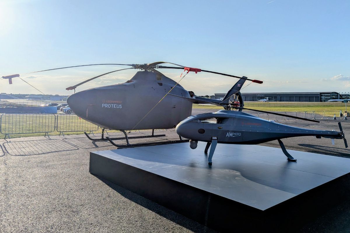 Leonardo Puts Proteus UAS On Show At CNE - Navy Leaders