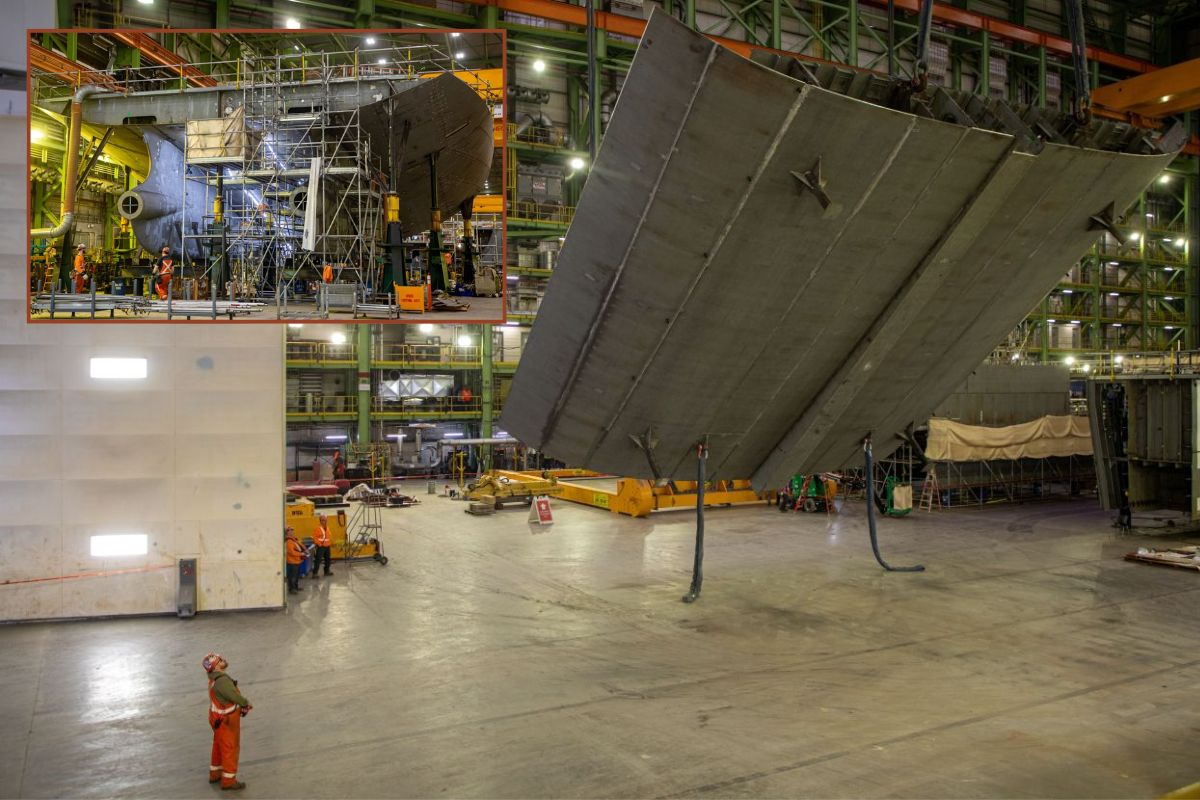 Construction Work Continues On Canadian Destroyer And Arctic Ship ...